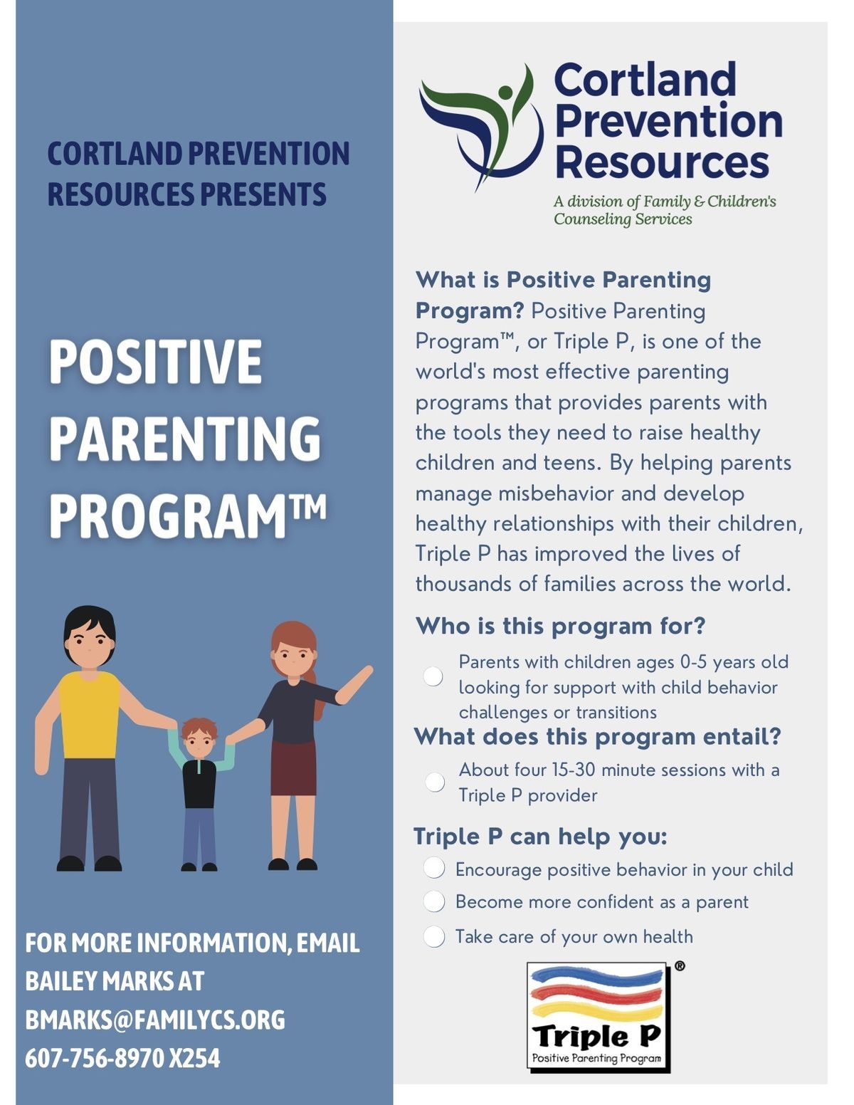 Positive Parenting : Youth and Families : Programs : Cortland ...