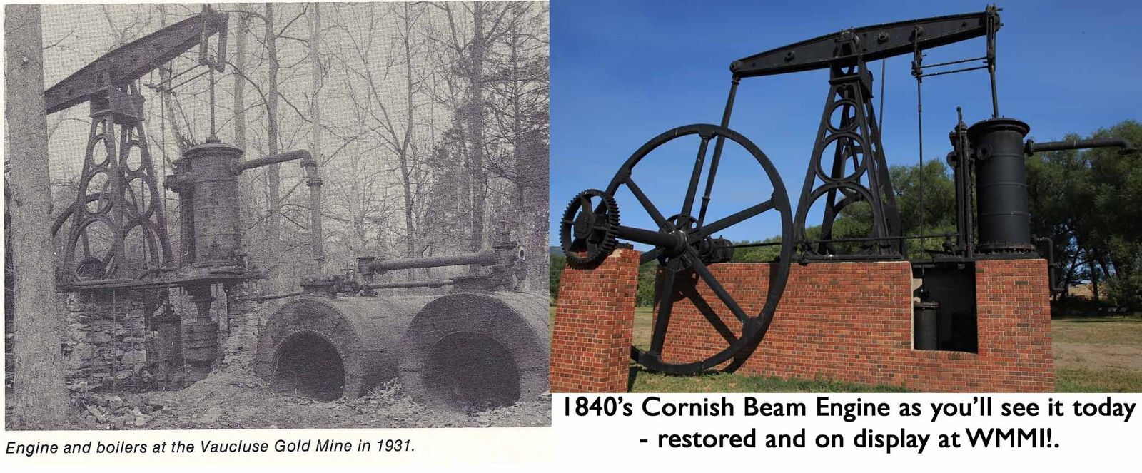 Cornish Walking Beam Engine at WMMI