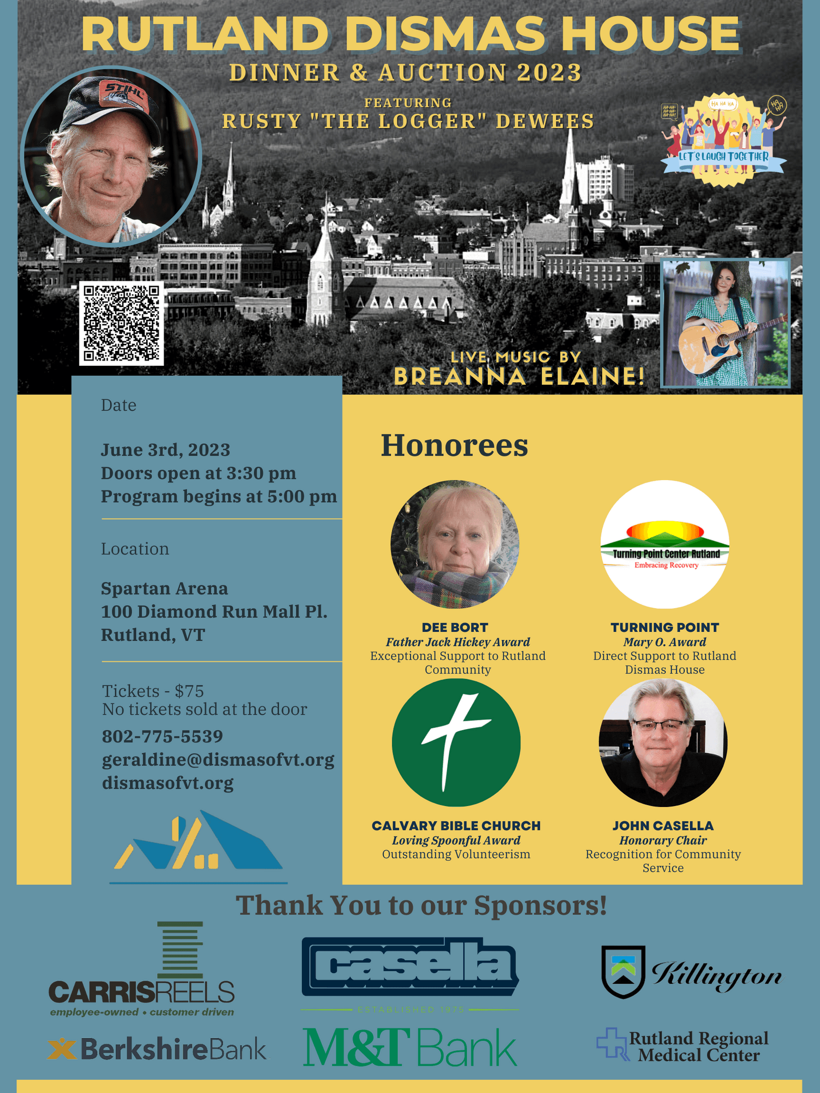 Rutland Dismas Annual Celebration : House Events : Rutland Dismas House ...