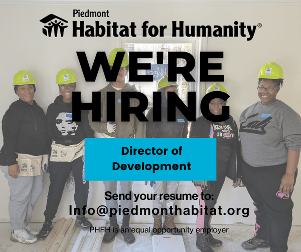 We are hiring Director of Development