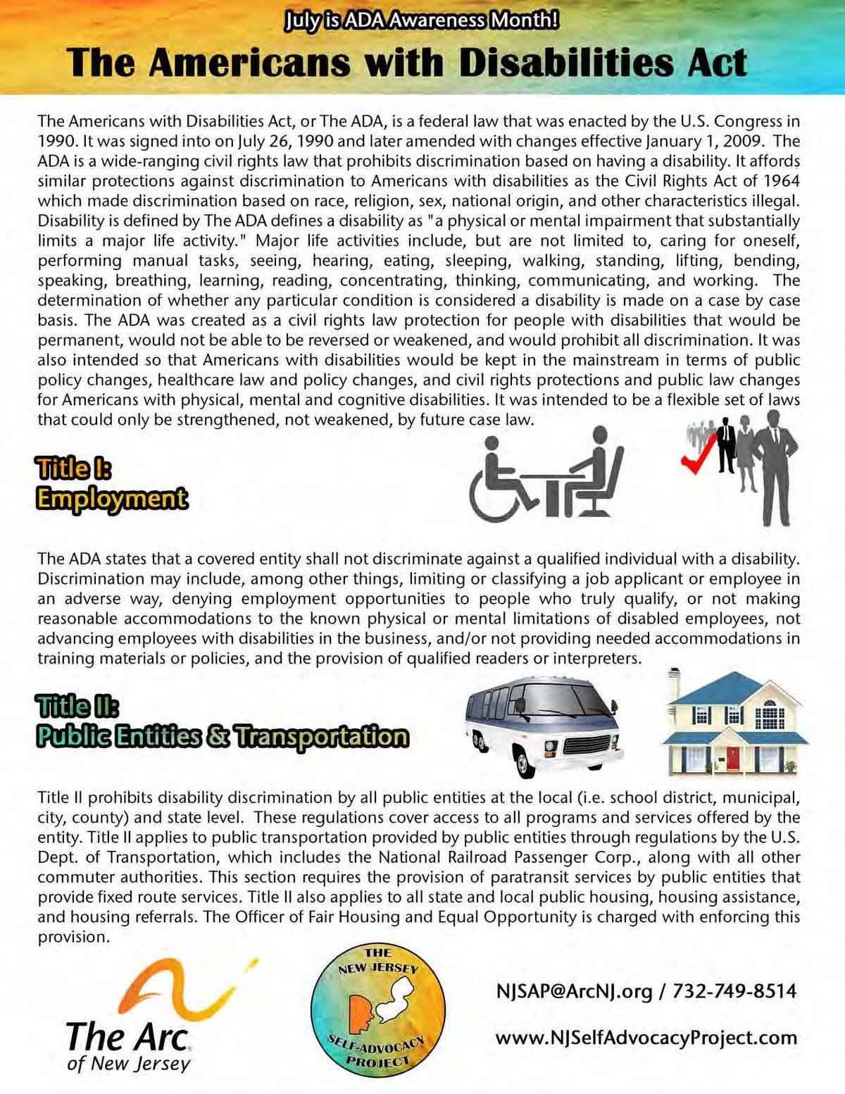 New Jersey Self-Advocacy Project