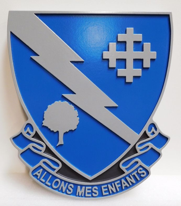 3D Painted, Wood, Bronze, Brass, Silver Army Plaques