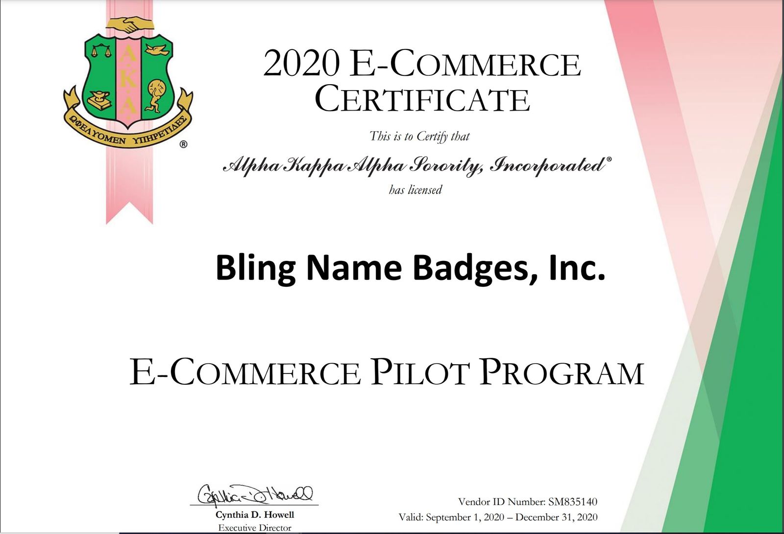 Pay Invoice : Bling Name Badges, Inc.