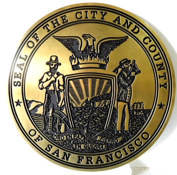 County, City, Court, Police, Sheriff, Fire Department Seal Wall Plaques
