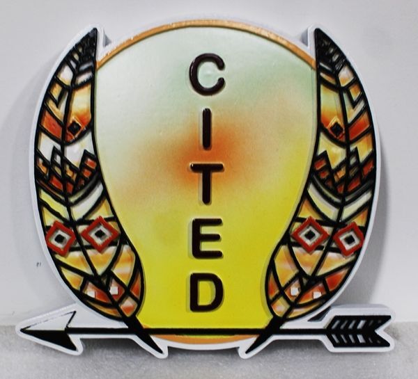 3-D Wood, Metal or Painted Plaques of Seals for Any Native American Group