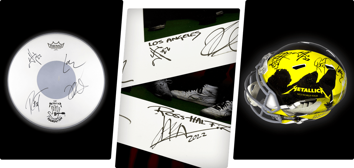 AWMH Fundraisers - Metallica's Foundation All Within My Hands