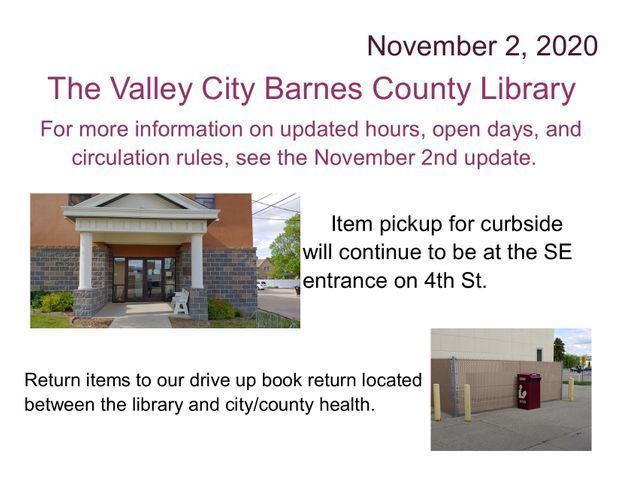 Valley City Barnes County Public Library : Home