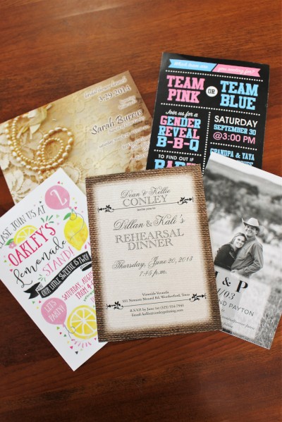 Invitation Printer | Print Custom Invitations | Conley Printing Company ...