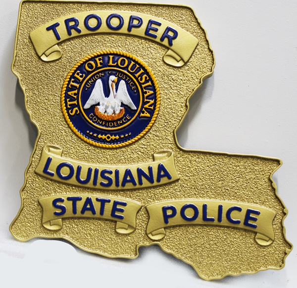 3D Brass,Silver, Painted or Wood Police Badge & Patch Plaques