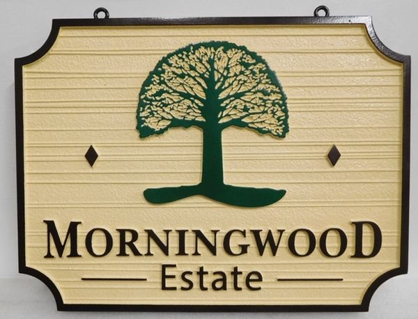 custom carved wood house signs from Art SignWorks