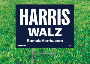 Kamala Harris Tim Walz Yard Sign - 5 Versions