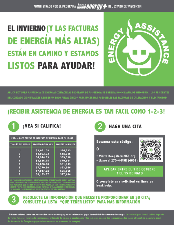 Energy Assistance | Milwaukee County LIHEAP | Community Advocates in ...