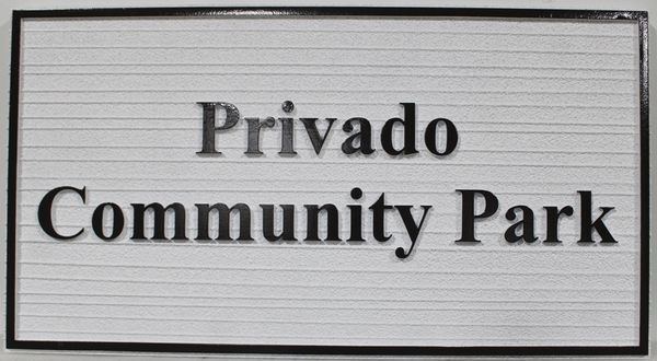 community and private park and garden signs