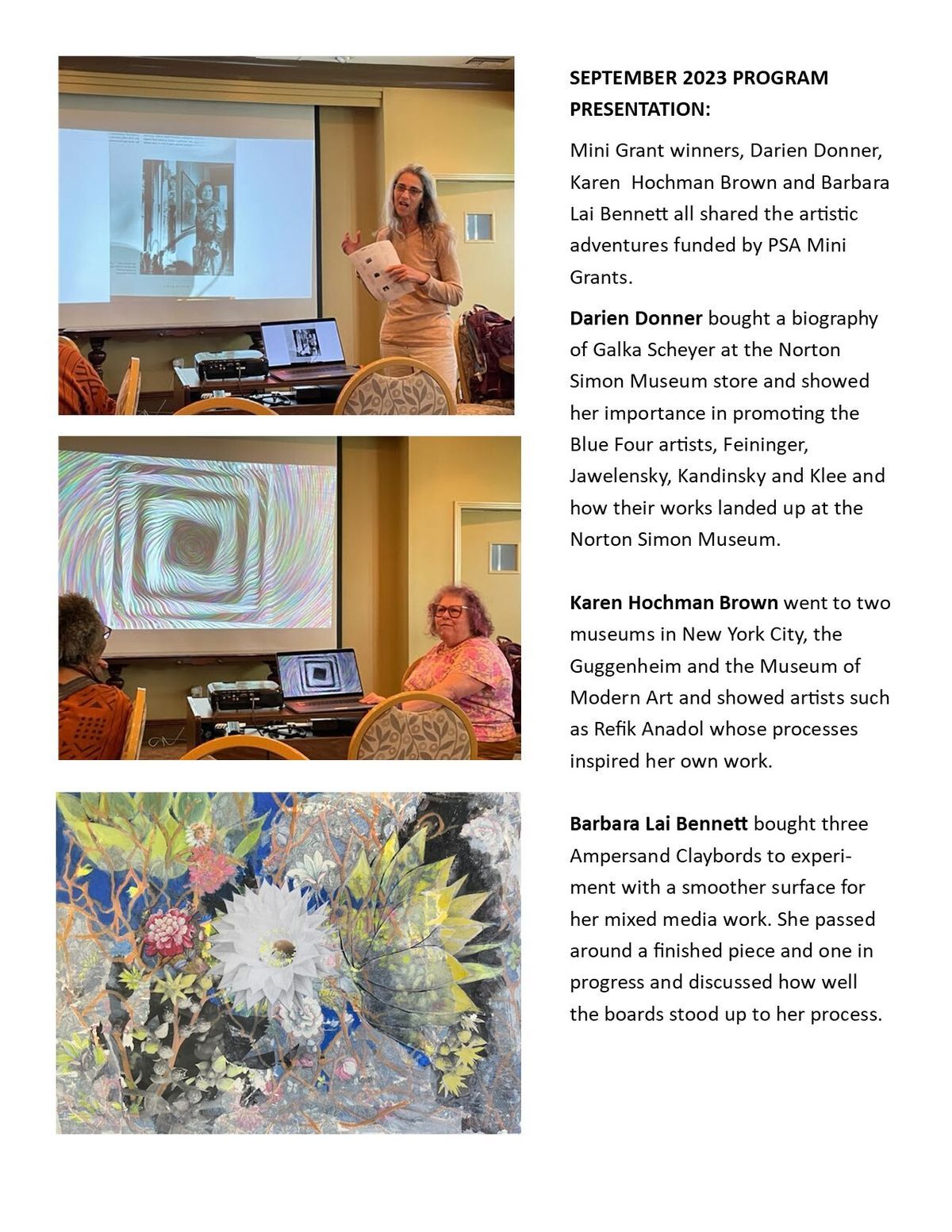 Recent PSA Events - images