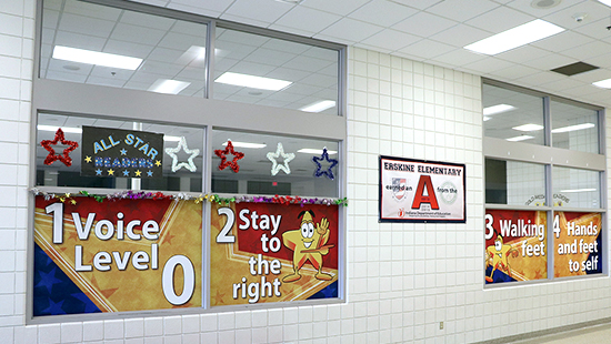 Window Graphics | School Graphics | Descon Custom Signs