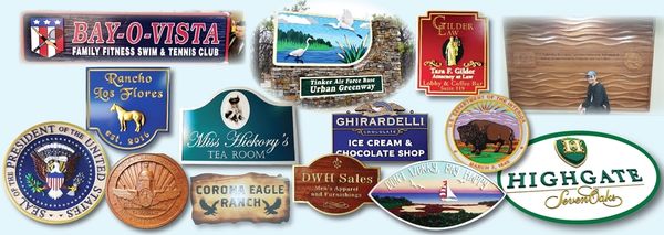 Determine wood and HDU sign size and cost