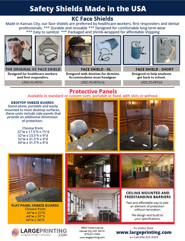 About KC Face Shields | LATEX FREE Face Shields