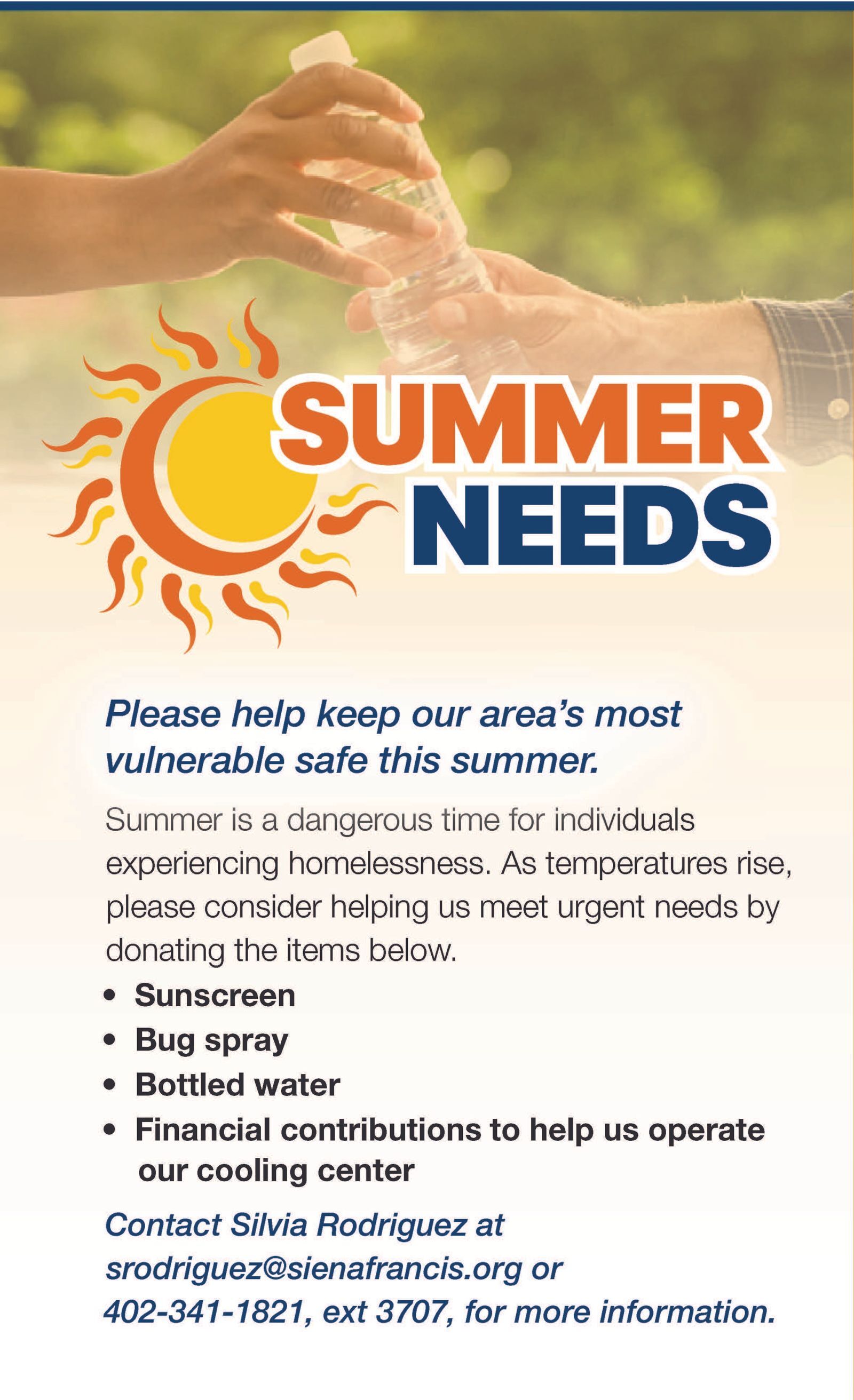 Critical Needs List : Needs Lists : Donate Items : How To Help : Siena ...