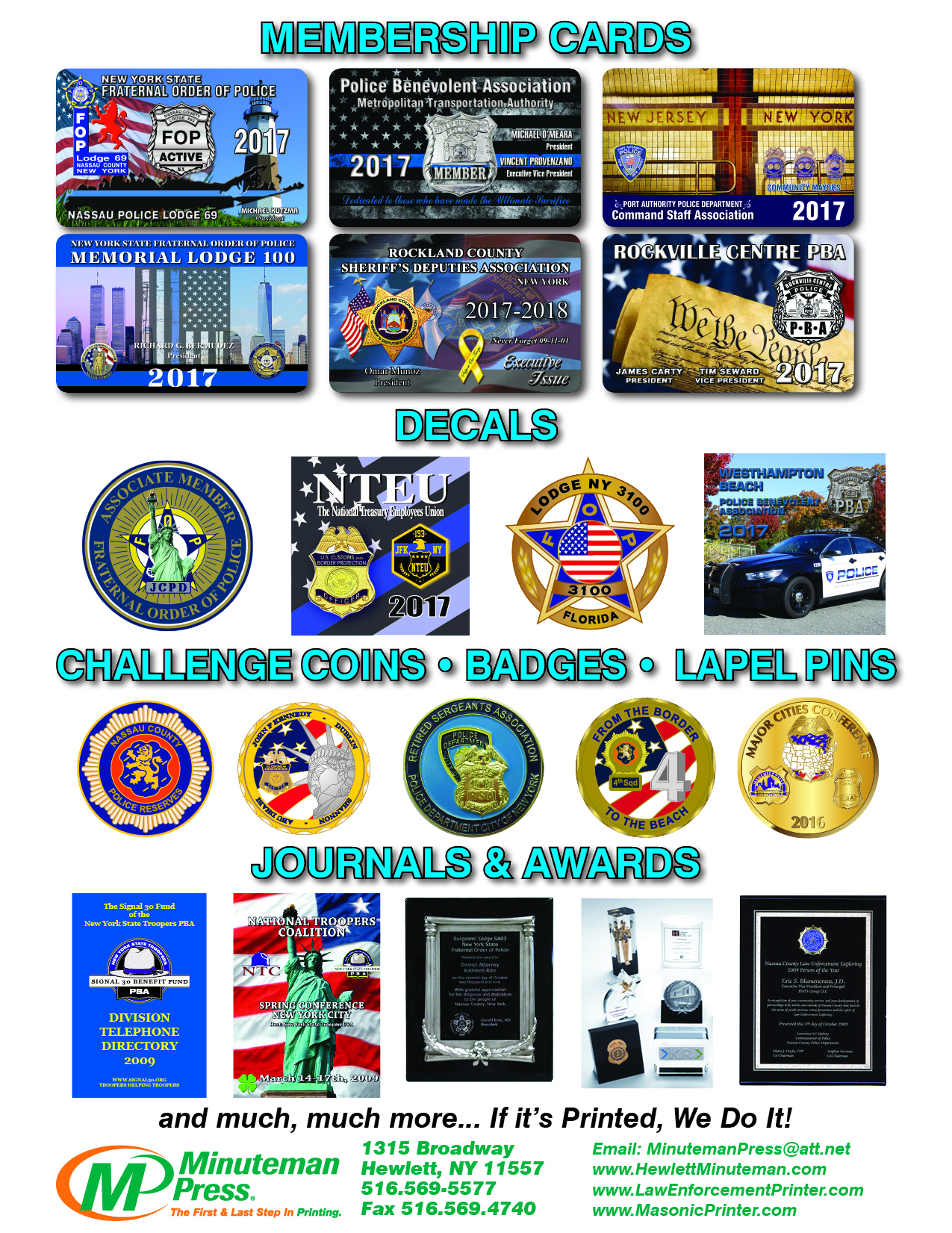 Law Enforcement, Police, FOP, PBA, Fraternal Order of Police, 30 mil ...