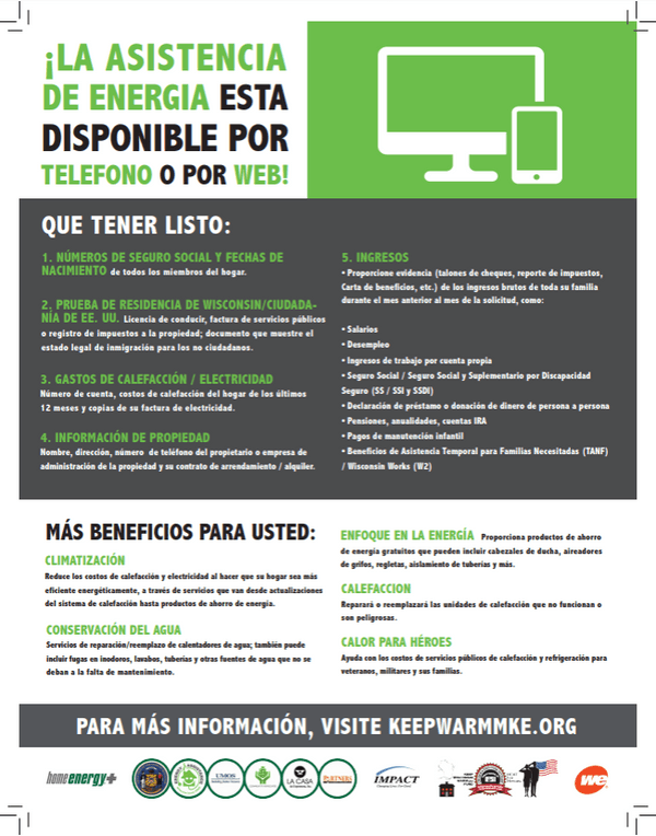 Energy Assistance | Milwaukee County LIHEAP | Community Advocates in ...