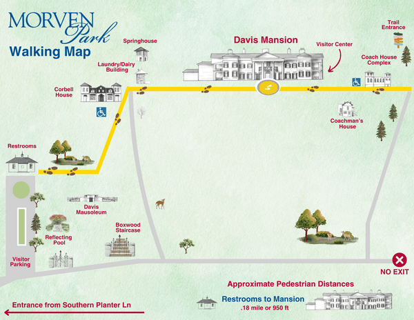 Additional Maps : Plan Your Visit : Mansion & Grounds : Morven Park