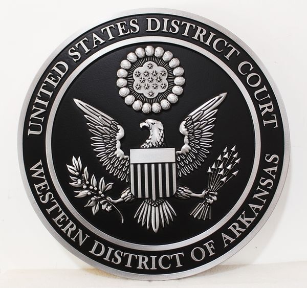 Carved 3-D Wood, Bronze, Brass, Silver or Painted Court Plaques