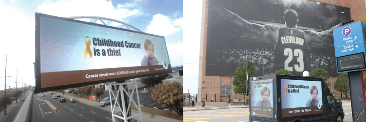 Childhood Cancer Awareness Billboards