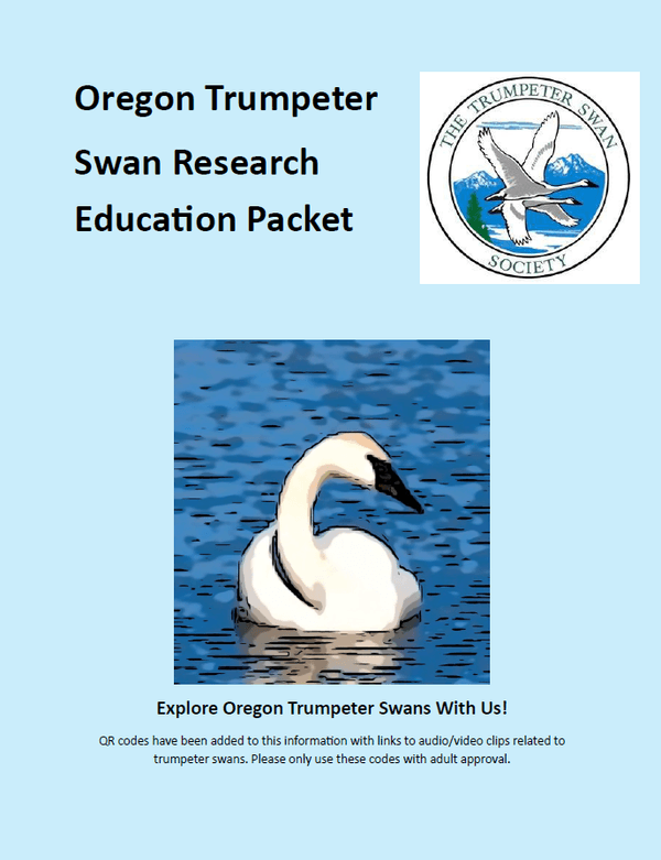 Swan Activity Books : Swan Information : The Trumpeter Swan Society