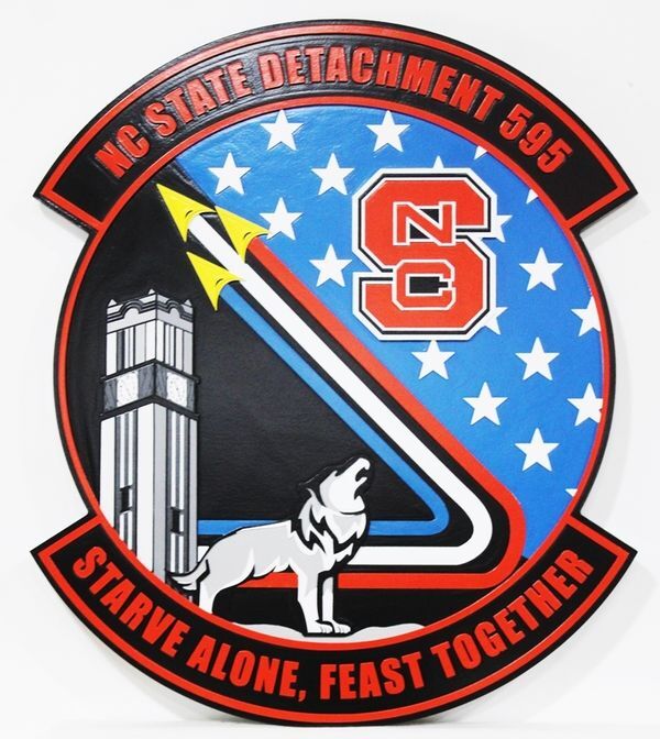 3D Painted, Wood, Bronze, Brass, Silver Air Force Plaques