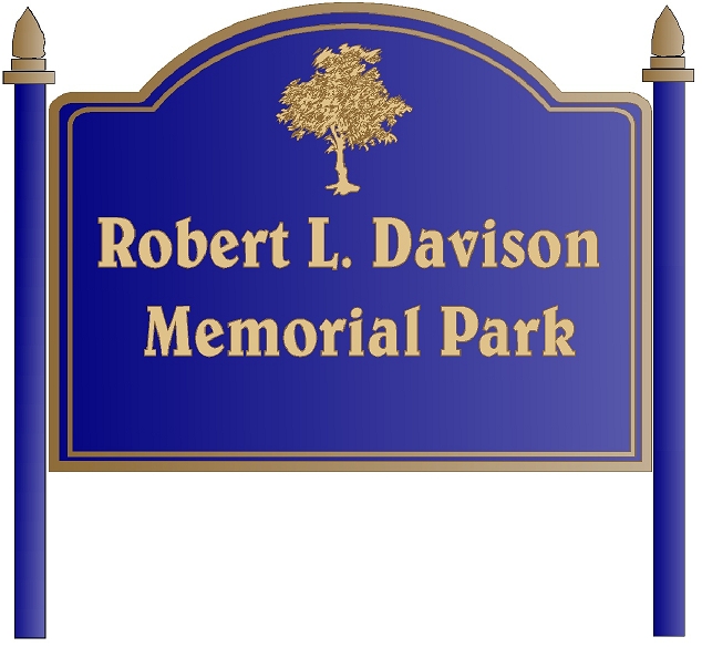 community and private park and garden signs