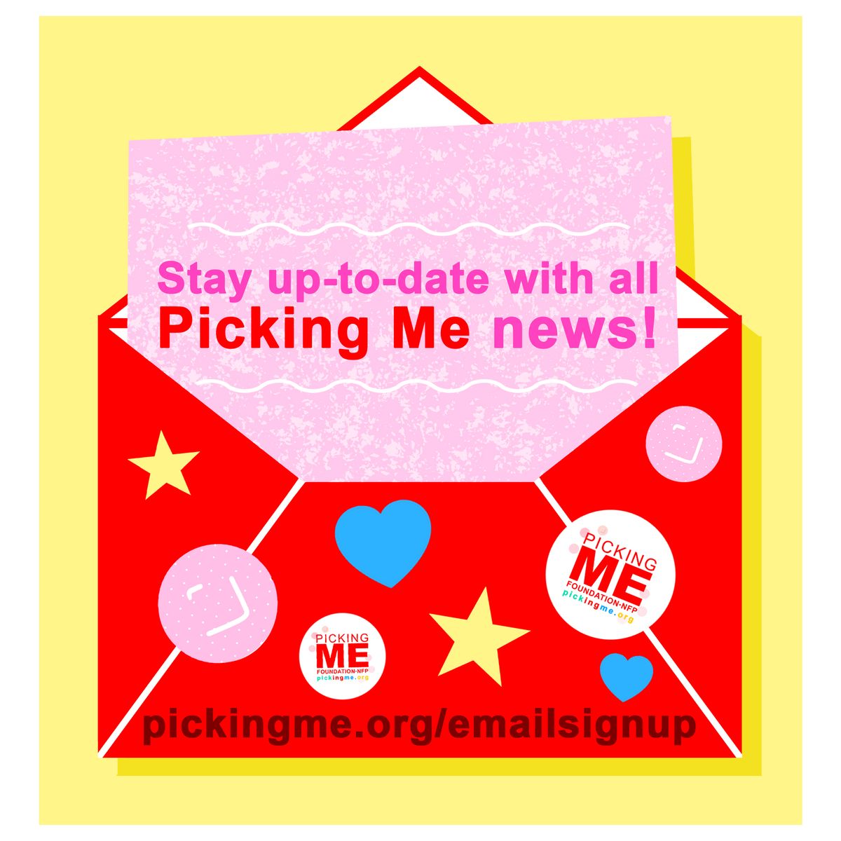 Our Community : Get Involved : Picking Me Foundation NFP