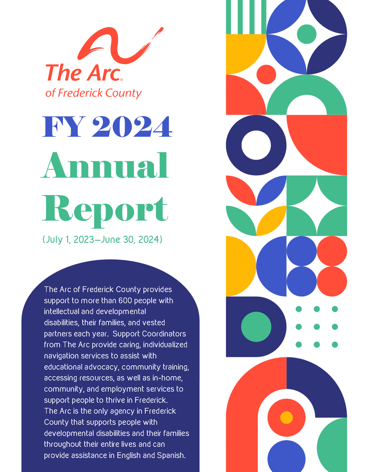 Annual Reports - The Arc of Frederick County