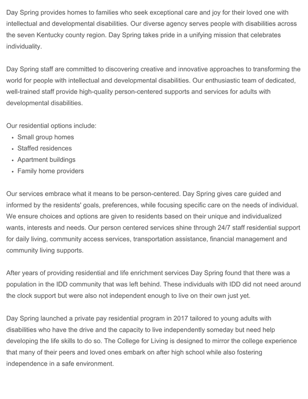 About Us OG : Who We Are : Day Spring