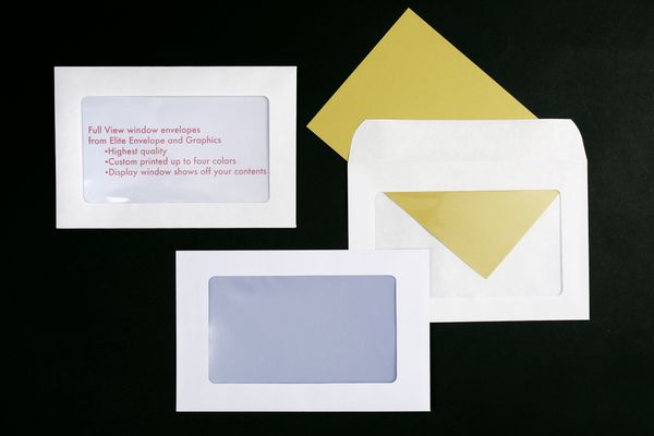 Full View Window Envelopes : Elite Envelope & Graphics, Inc.
