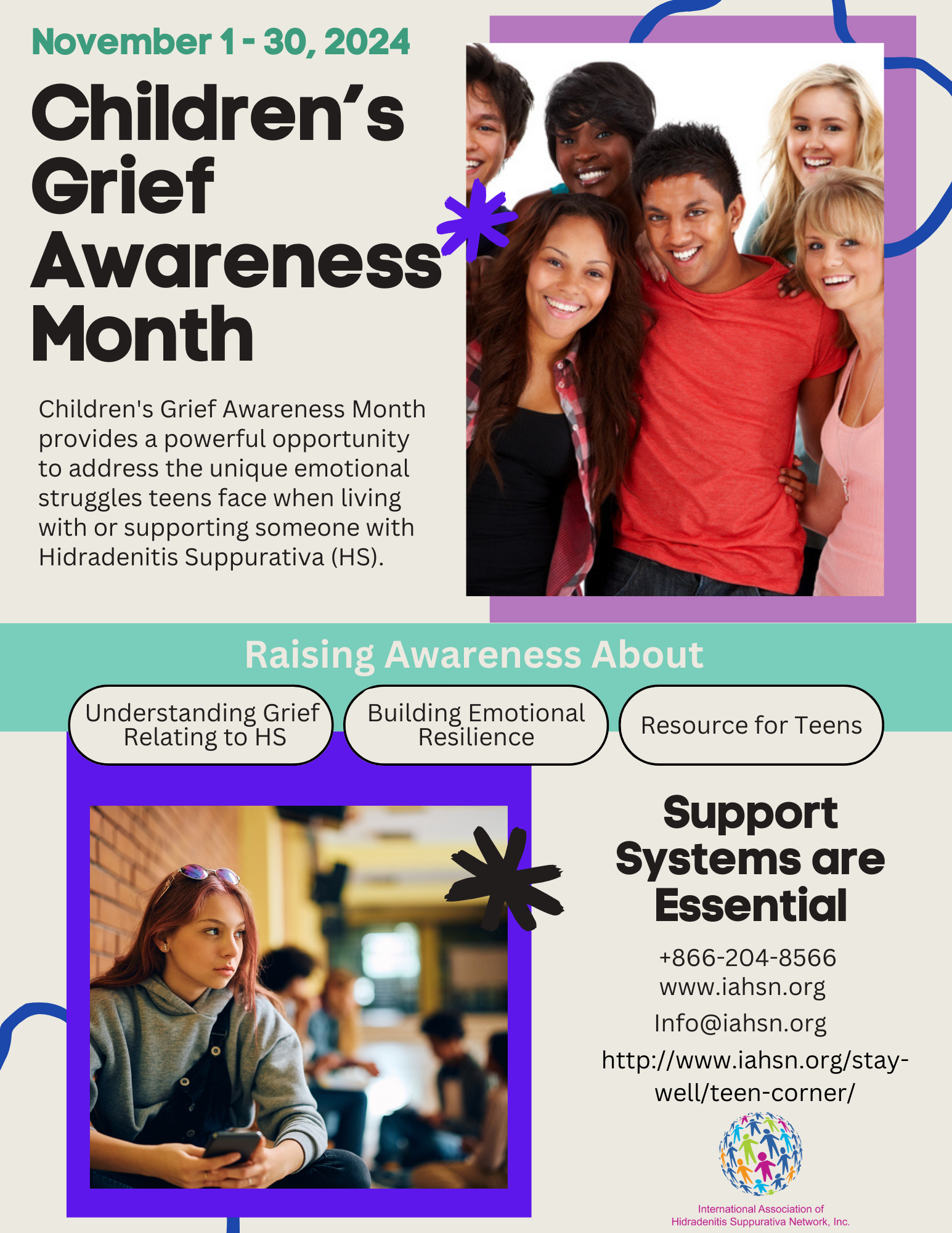 Children's Grief Awareness Month : Children's Grief Awareness Month ...