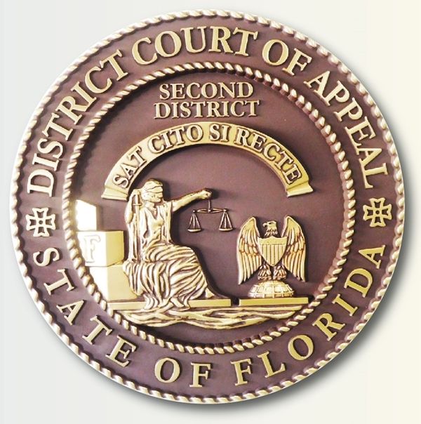 State seal and state government executive, legislative and judicial ...