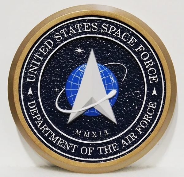Carved 3D Painted, Wood, Bronze, Brass, Silver Military Plaques