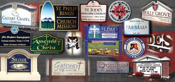 Church and religious Signs & Plaques