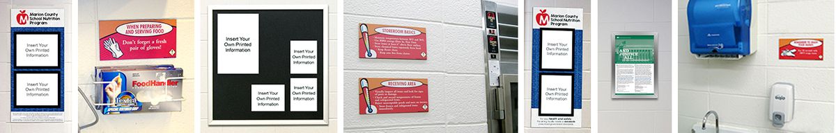 Food Safety Signs | Café Info | School Café | Descon Custom Signs