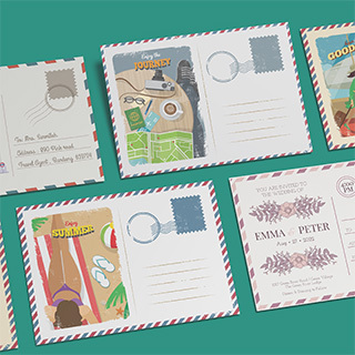 Custom Printed Postcards Full Color Postcard Printing Full Service ...