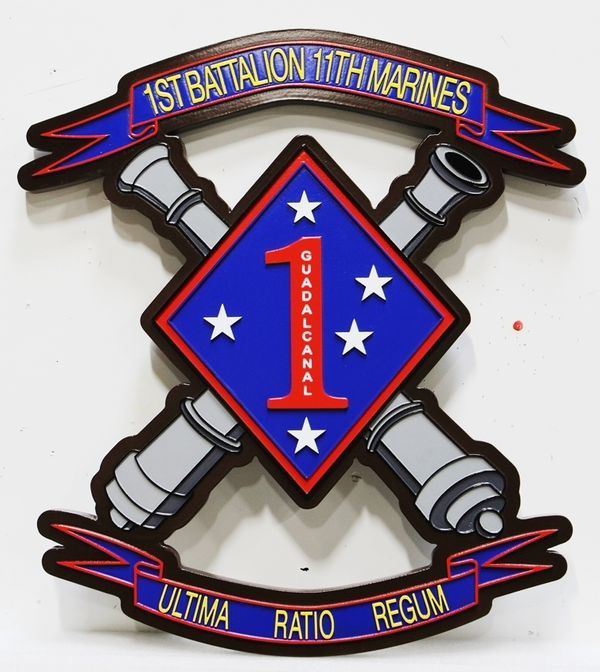 3D Painted, Wood, Bronze, Brass, Silver Marine Corps Plaques