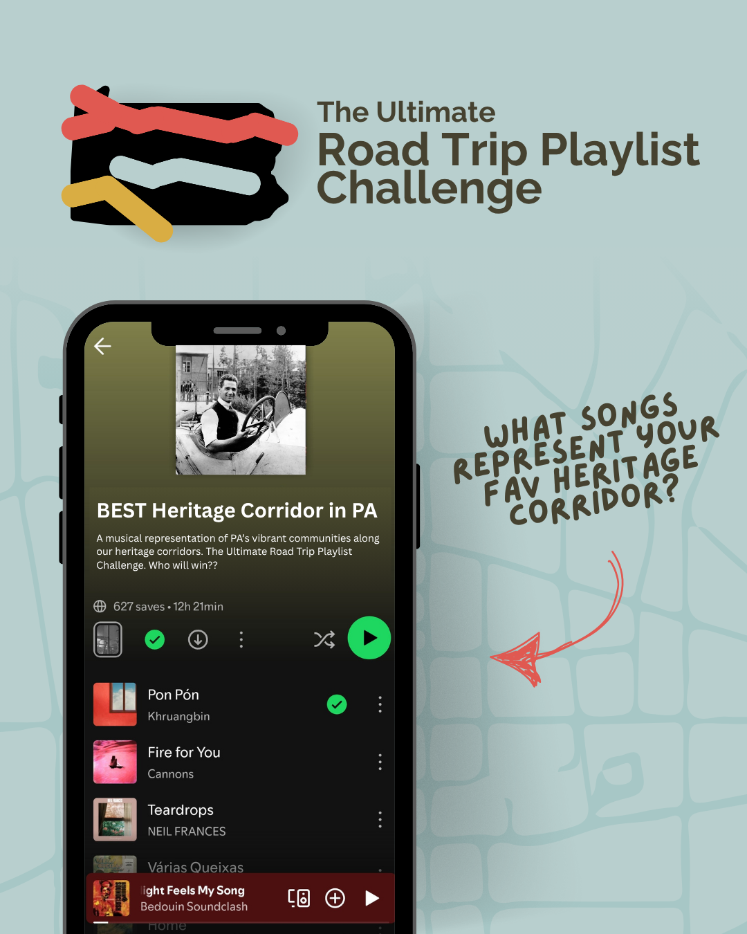 Summer Roadtrip Playlist Challenge | Lincoln Highway Heritage Corridor