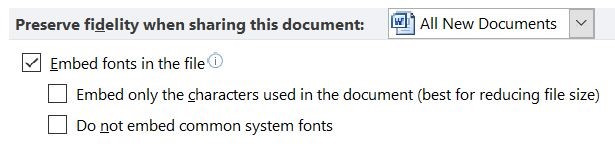 How To Save Fonts in Microsoft Word