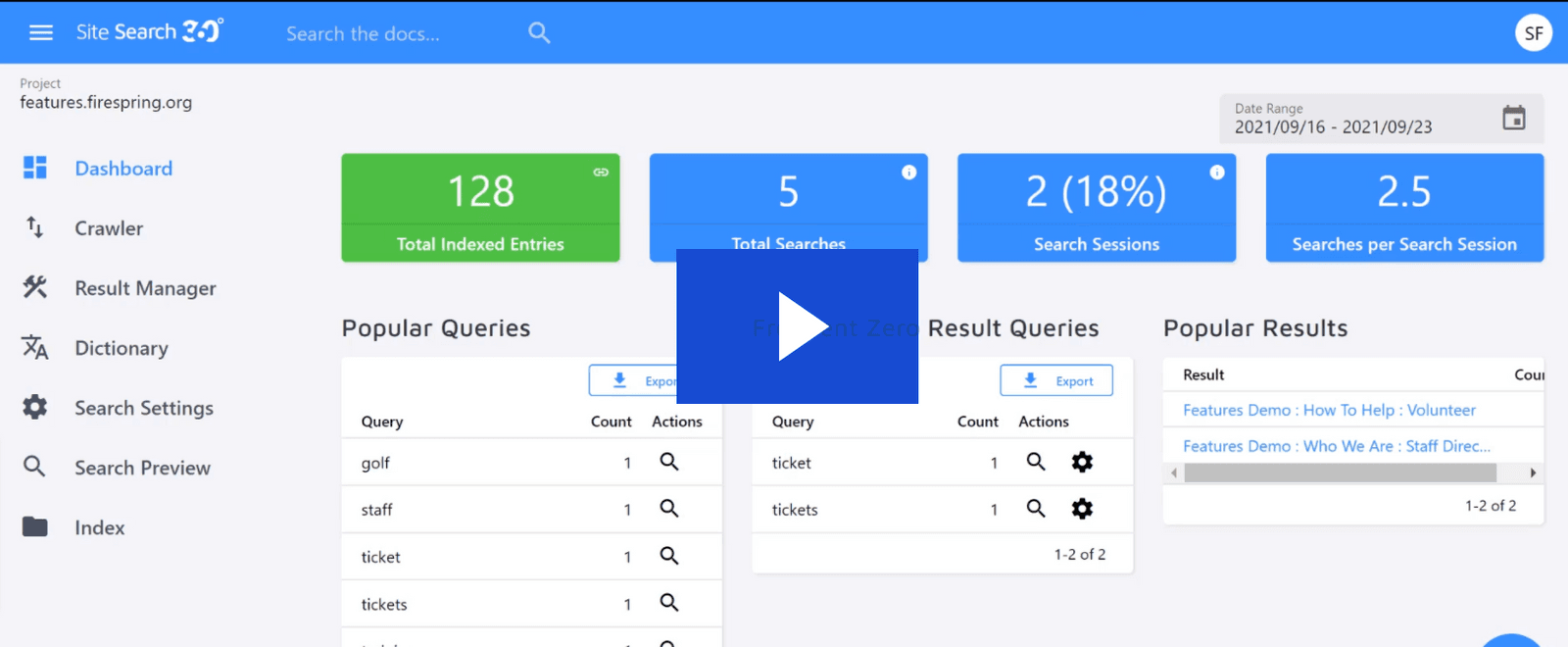 Training Videos | Client Area | Firespring