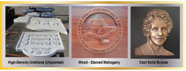 Determine wood and HDU sign size and cost
