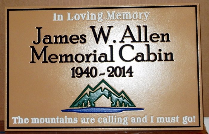 cemetery signs and plaques, memorial signs