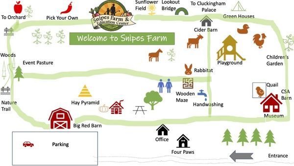 Snipes Farm and Education Center : Who We Are : Map