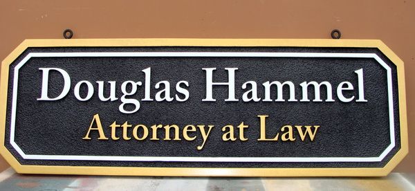 Attorney, Law Office and Courtroom Carved Wood Signs