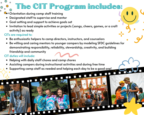 Counselor in Training Program at Snipes Farm