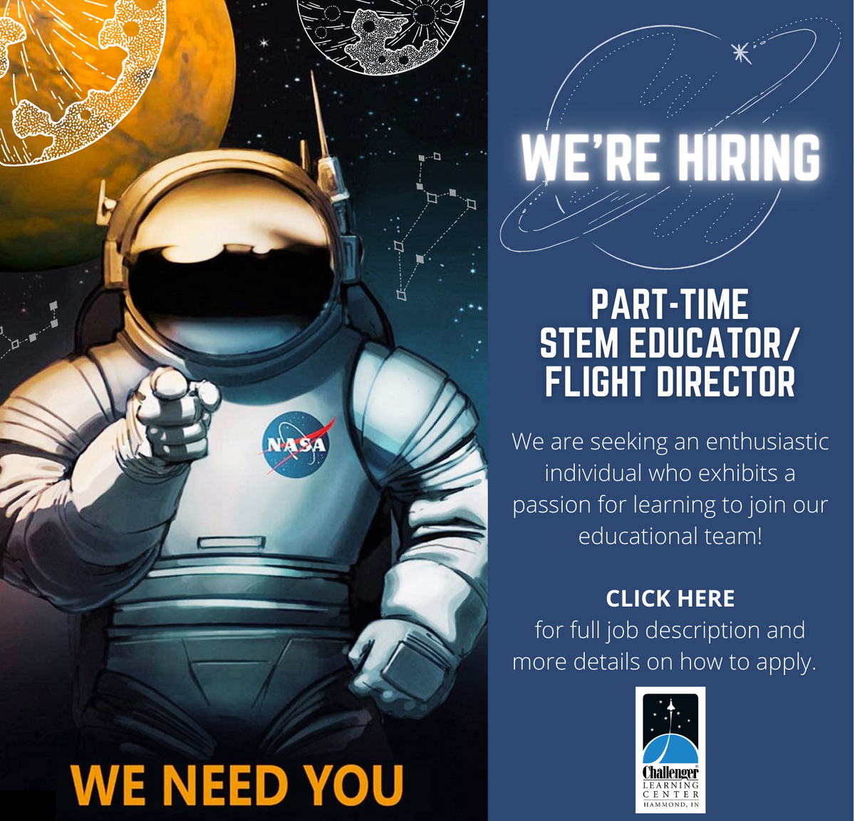 Challenger Learning Center of Northwest Indiana | STEM Education Programs